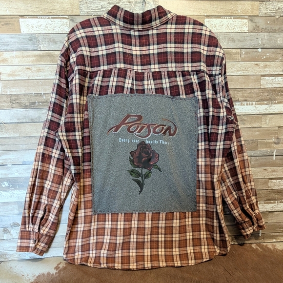 Hand Crafted | Tops | Poison Upcycled Handcrafted Dip Dye Bleach ...
